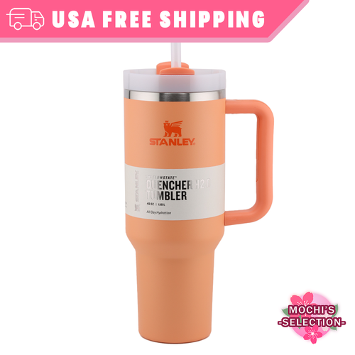 100% New STANLEY 40 oz QUENCHER H2.0 TUMBLER- Nectarine-Gifts(Light ...
