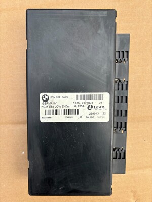 BMW 5 Series E60 E61 LCI Body Module Control Unit Gateway 9176078 KGM ...