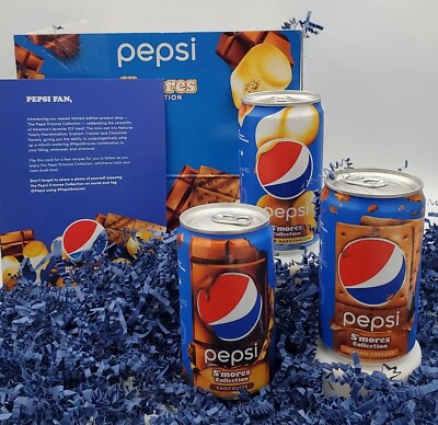 2022 Pepsi Smores Collection Set of 3 Unopened Cans S’mores Soda ...