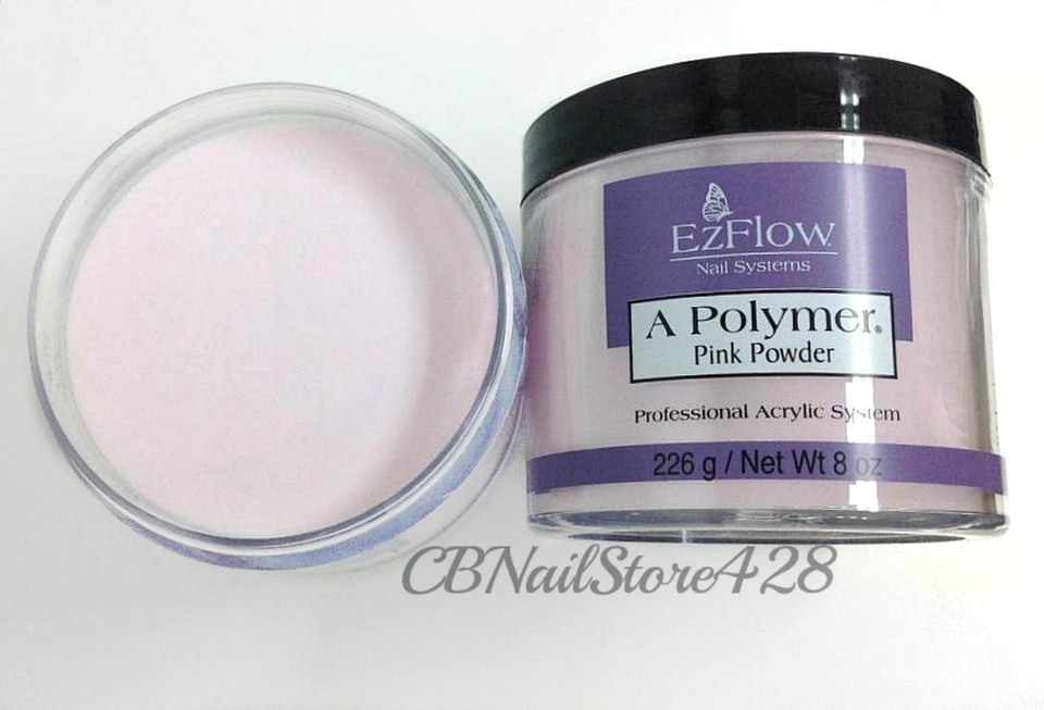 Ezflow - New- A Polymer Acrylic Nail Powder 8oz/226g - Pick any color ...