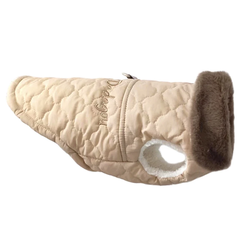 Waterproof Dog Clothes Winter Warm Fleece Doggy Jacket for Small Medium ...
