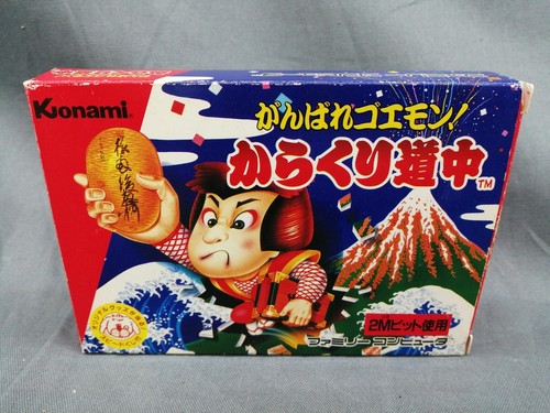 Konami Ganbare Goemon Karakuri Doujo Famicom NES Japan | eBay