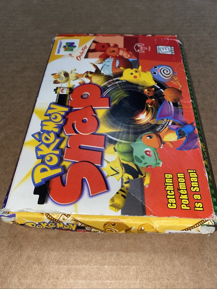 Pokemon Snap N64 - Box And Cartridge With Blockbuster Stickers | eBay