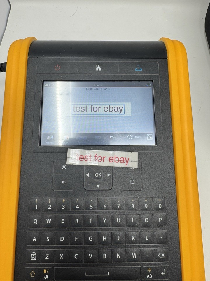 Dymo XTL 500 Label Maker bundle W/Case, Charger And Labels - Needs New ...