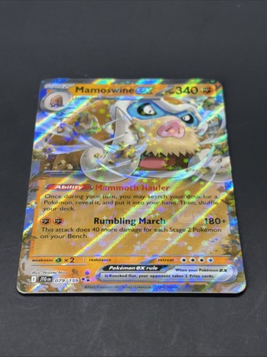 Mamoswine ex - 079/159, SV09: Journey Together, Pokémon TCG, Holo, Near ...
