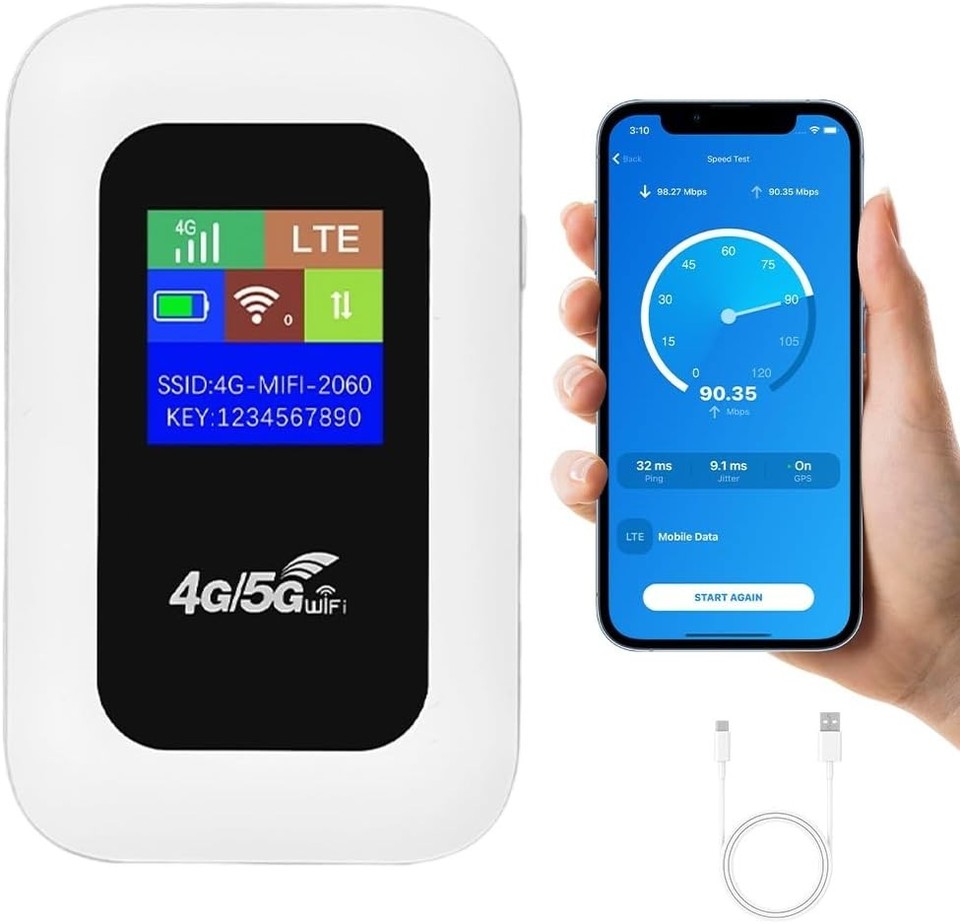 4G/5G Mobile Hotspot Portable WiFi Wireless Router Devices with SIM ...