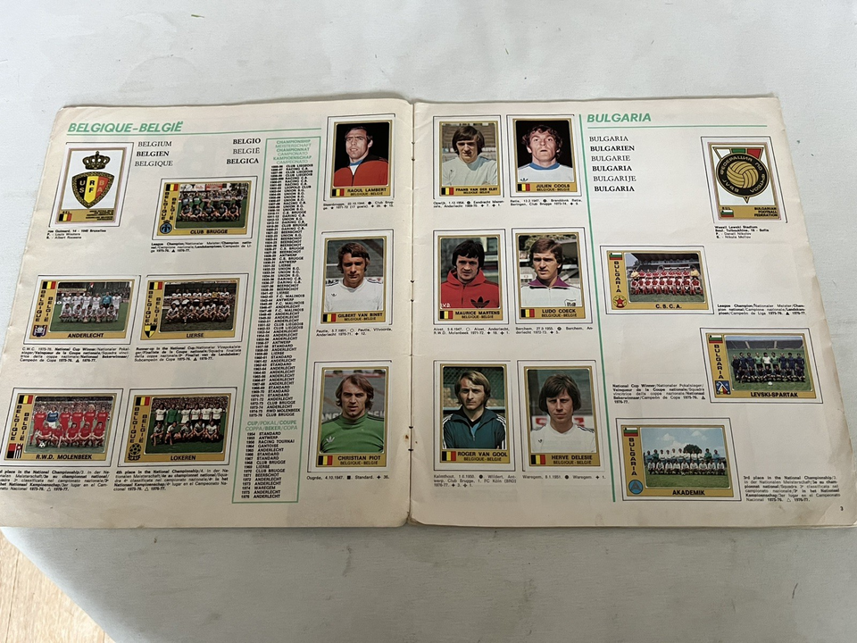 Panini Euro 1977 Football Sticker Album complete all stickers | eBay