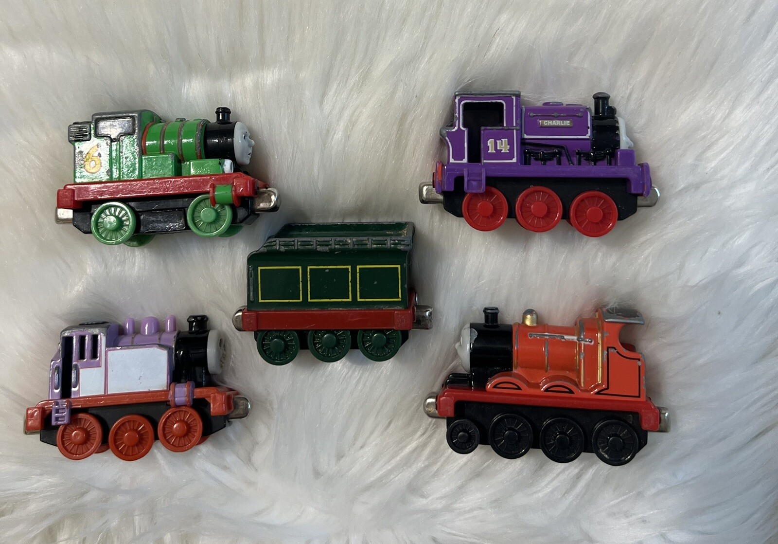 VTG Thomas The Train Die cast Engines Percy, Charlie, James, Rosie ...