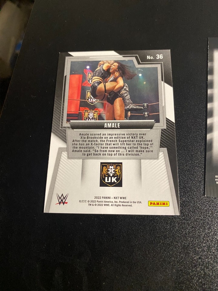 2022 Amale Rookie RC Wrestling Card Panini WWE NXT 2.0. #36 | eBay