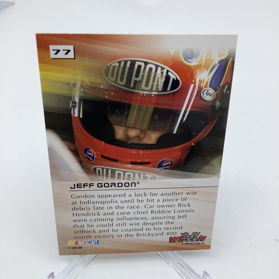 2005 Wheels High Gear In Focus Jeff Gordon #77 HOF | eBay