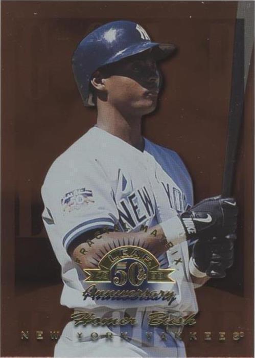 1998 Leaf - Homer Bush #196 Fractal Matrix Bronze /1600 for sale online ...