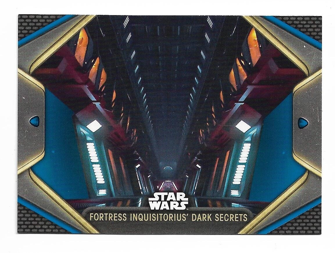 2023 Topps Star Wars Obi-Wan Kenobi Blue Parallel #61 Fortress ...