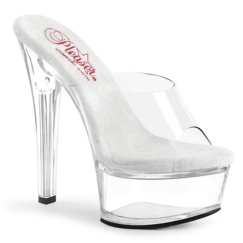6" Clear Lucite Platform Fitness Competition Bikini Contest Heels Shoes ...