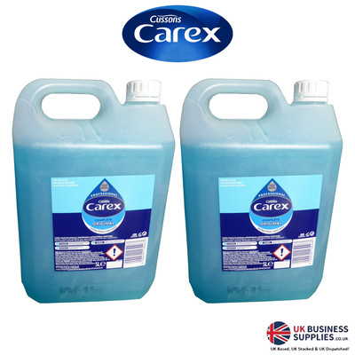 Carex Professional Original Liquid Hand Soap Wash 5 Litre Tubs Bulk ...