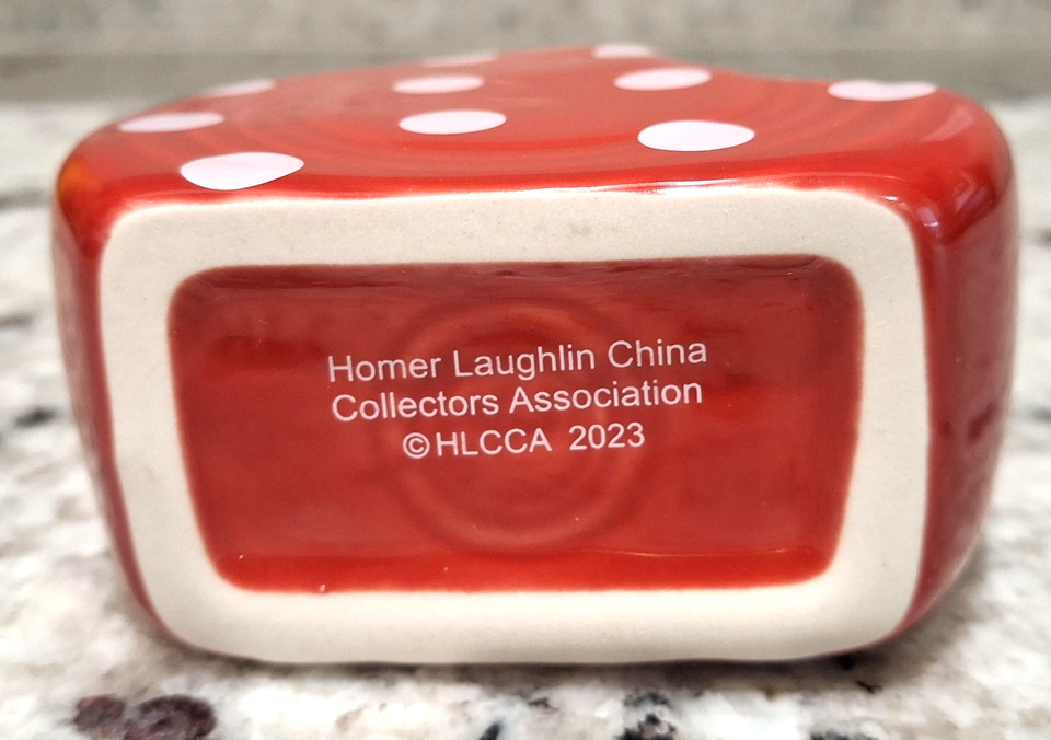 Fiesta Scarlet with White Dots - HLCCA Exclusive Mini Disk Pitcher 1st ...