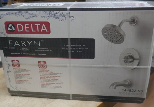 NEW Delta Faryn 144822-SS Single-Handle 5-Spray Shower Faucet | eBay