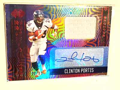 Clinton Portis 2021 Illusions Immortalized 71/99 Autograph Jersey Auto ...