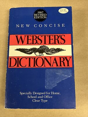 New Concise: Webster’s Dictionary 1987 Revised Edition Edited By Edward N. Teall | eBay