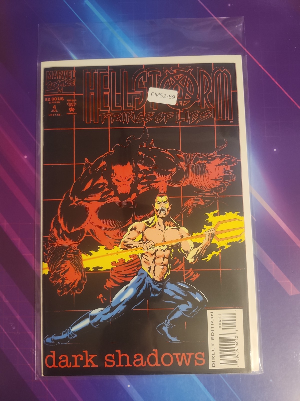 HELLSTORM: PRINCE OF LIES #4 HIGH GRADE 1ST APP MARVEL COMIC BOOK CM52 ...