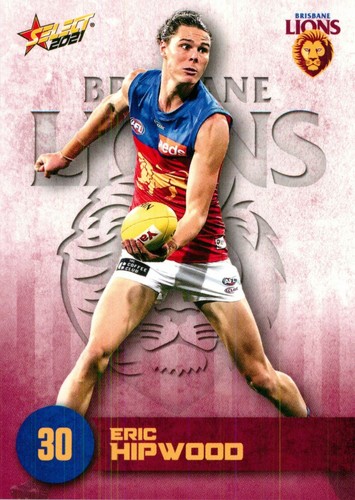 2021 BRISBANE LIONS AFL Card ERIC HIPWOOD Footy Stars | eBay Australia