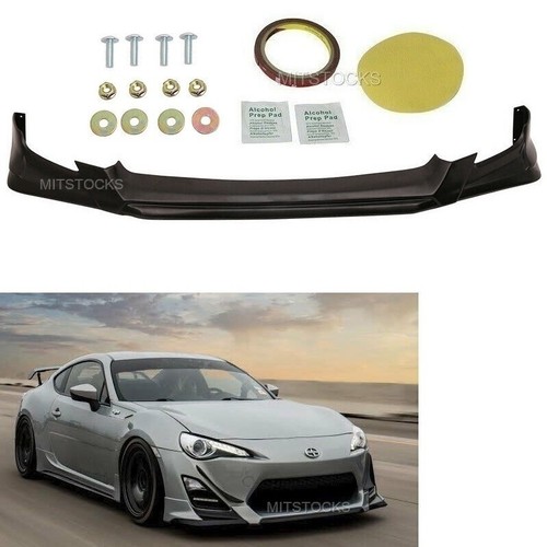 Fits 13-16 Scion FR-S FRS RS Style ADD-ON Front Bumper Lip Spoiler Body ...