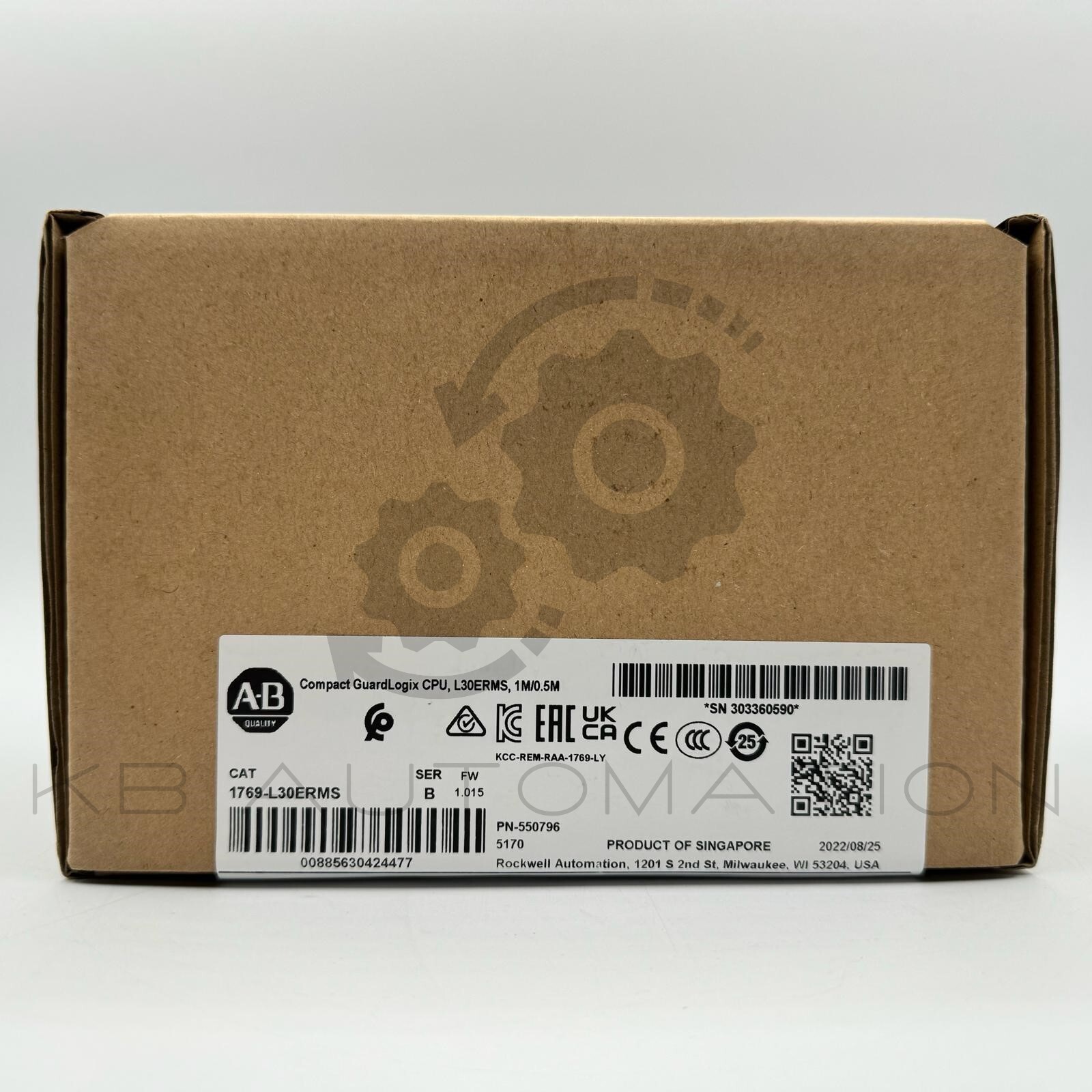 1769-L30ERMS CompactLogix GuardLogix 5370 safety controller, 4 axis CIP ...