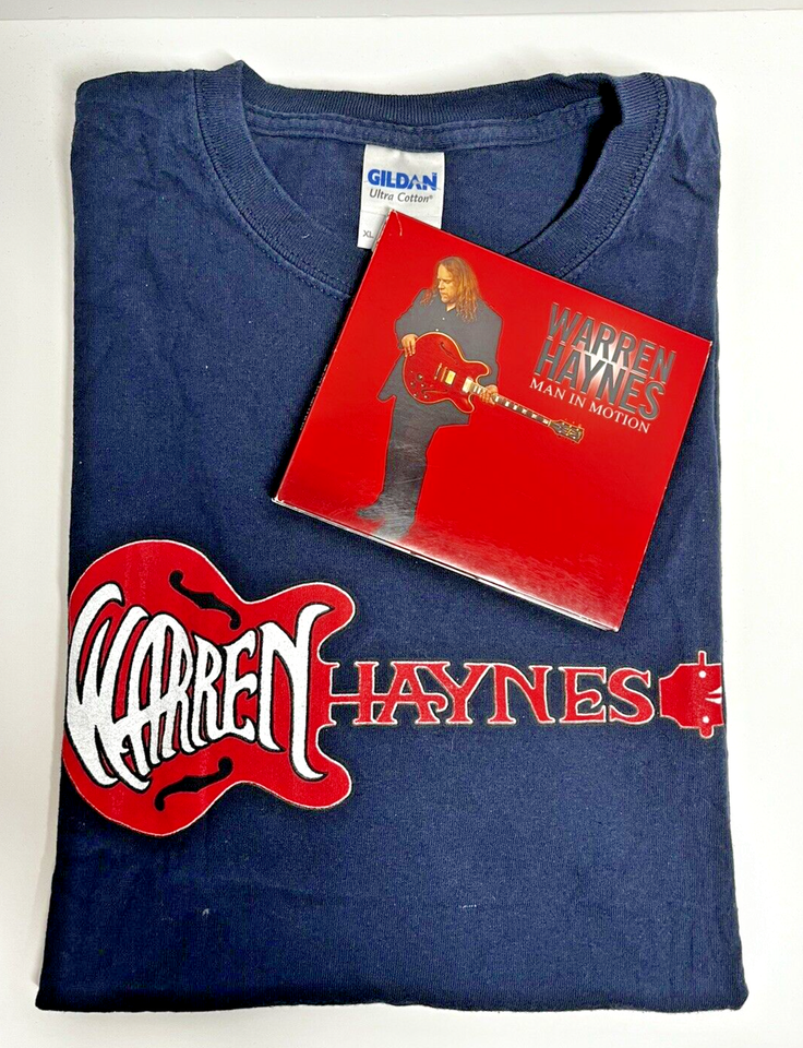 Warren Haynes Man in Motion CD Complete Fold out Case with 2 XL T ...