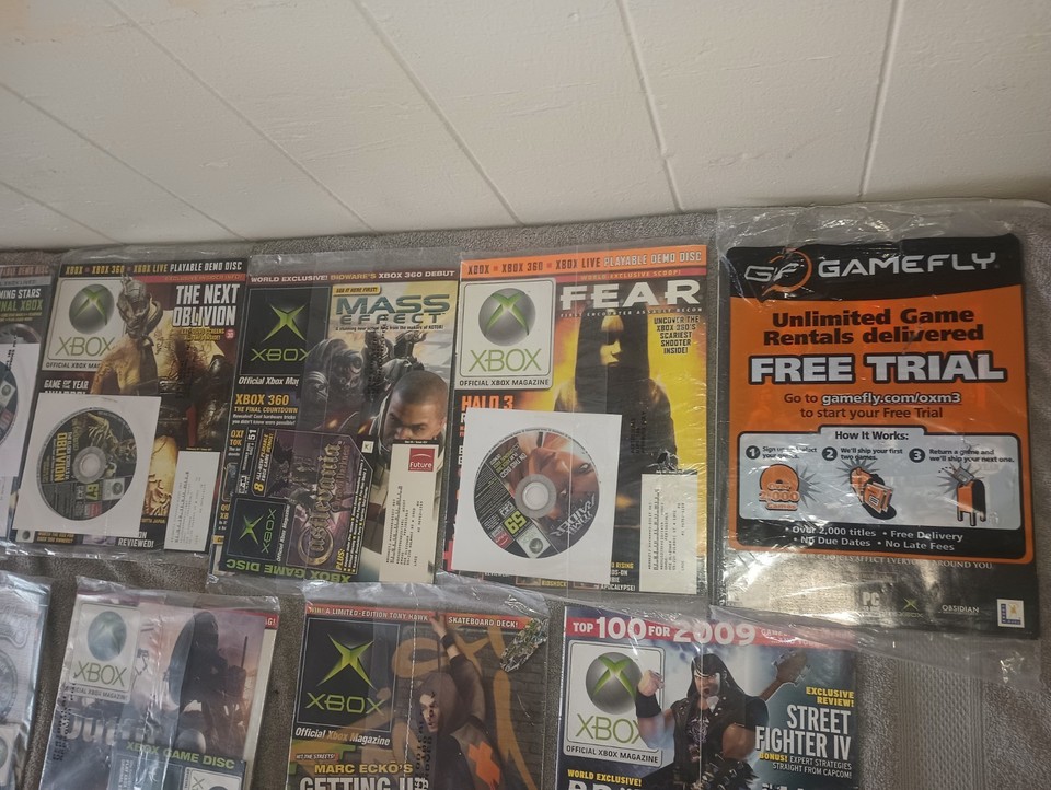 Xbox Magazines Sealed New With Demo Disc Lot | eBay