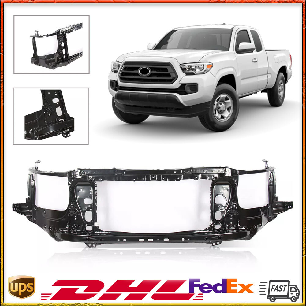 Fits 2016-2023 Toyota Tacoma Radiator Support Black Assembly ...