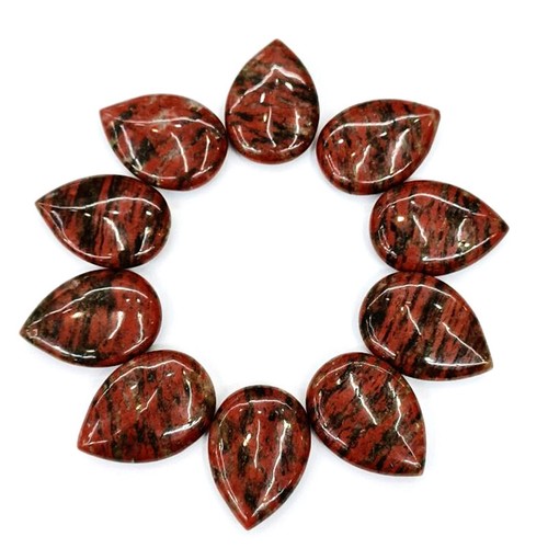 30pcs Natural Sesame Stone Healing Water Droplet Gemstone Home Decor ...