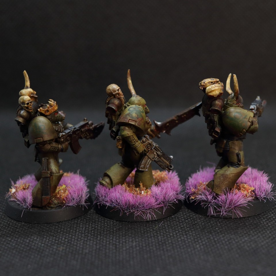 Chaos Kill team Warhammer 40k (nurgle) (Horus heresy) Field of rot | eBay