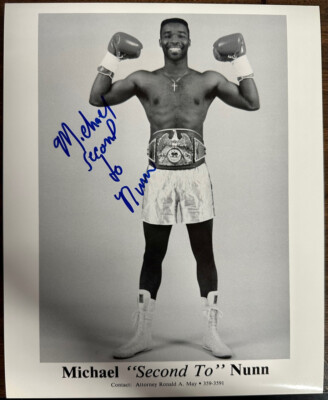 Michael Nunn Autographed 8x10 - *3 | eBay