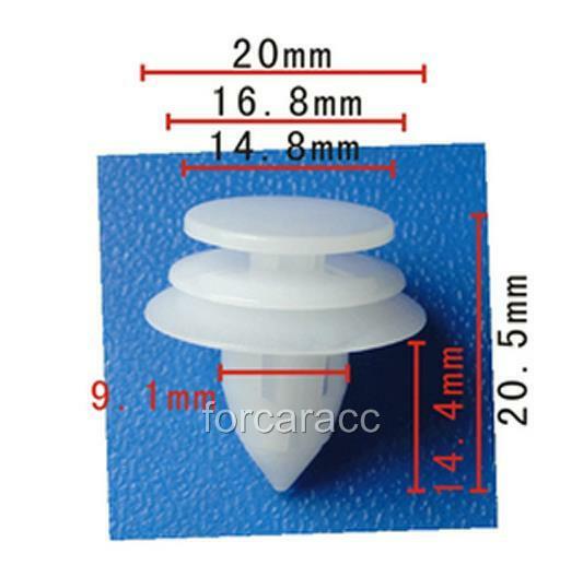 500 Trim Panel Clip Side Loading Door-Door Shell Retainer 6505292AA For ...