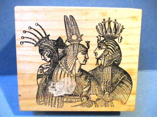 ANCIENT EGYPTIAN KINGS 100 PRESS PROOF RUBBER STAMP WOOD MTD RARE | eBay
