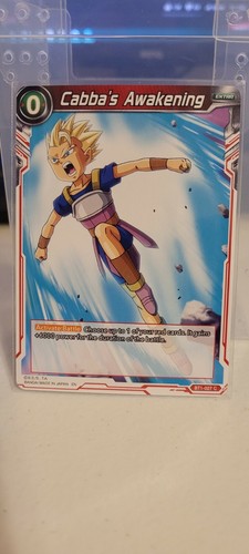 Cabba's Awakening DBS Card - Galactic Battle BT1-027 C - DRAGON BALL ...