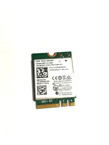 Dell Latitude E7470 Intel Dual-Band Wireless-AC 8260 Bluetooth 4.2 ...