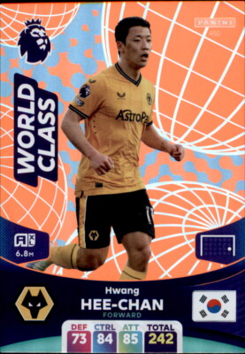 Premier League Trading Card 450 - Hwang Hee-chan - World Class - 2023/ ...