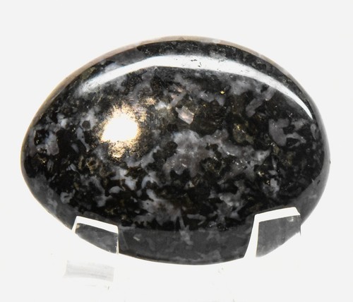 2.1 " 80g Indigo Gabbro Blizzard Pierre Galet Poli Naturel Minérale ...