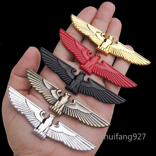 Car Metal Body Rear Trunk Badge 3D Eagle Wing Emblem Decal Sticker | eBay