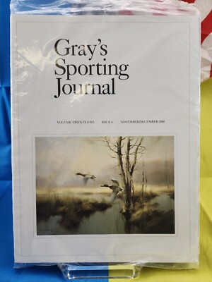 Gray's Sporting Journal Magazine Volume 25 Issue 6 Nov Dec 2000 SEALED ...