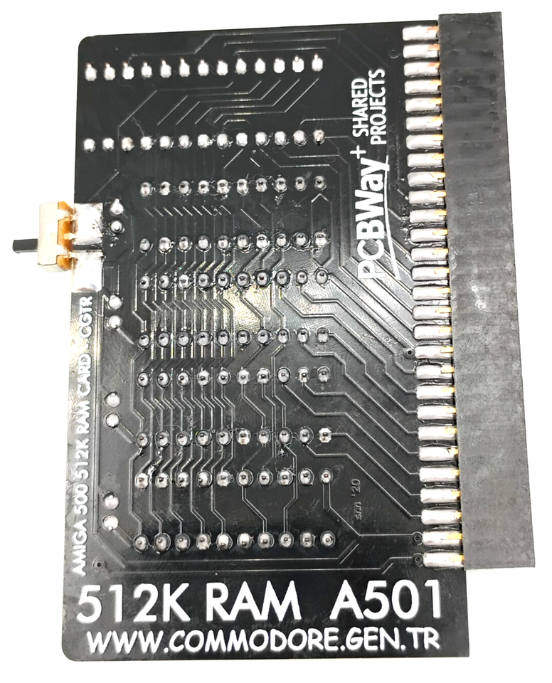 Commodore Amiga 500 Ram Expansion A501 Clone 512KB + Switch - Fast USA ...