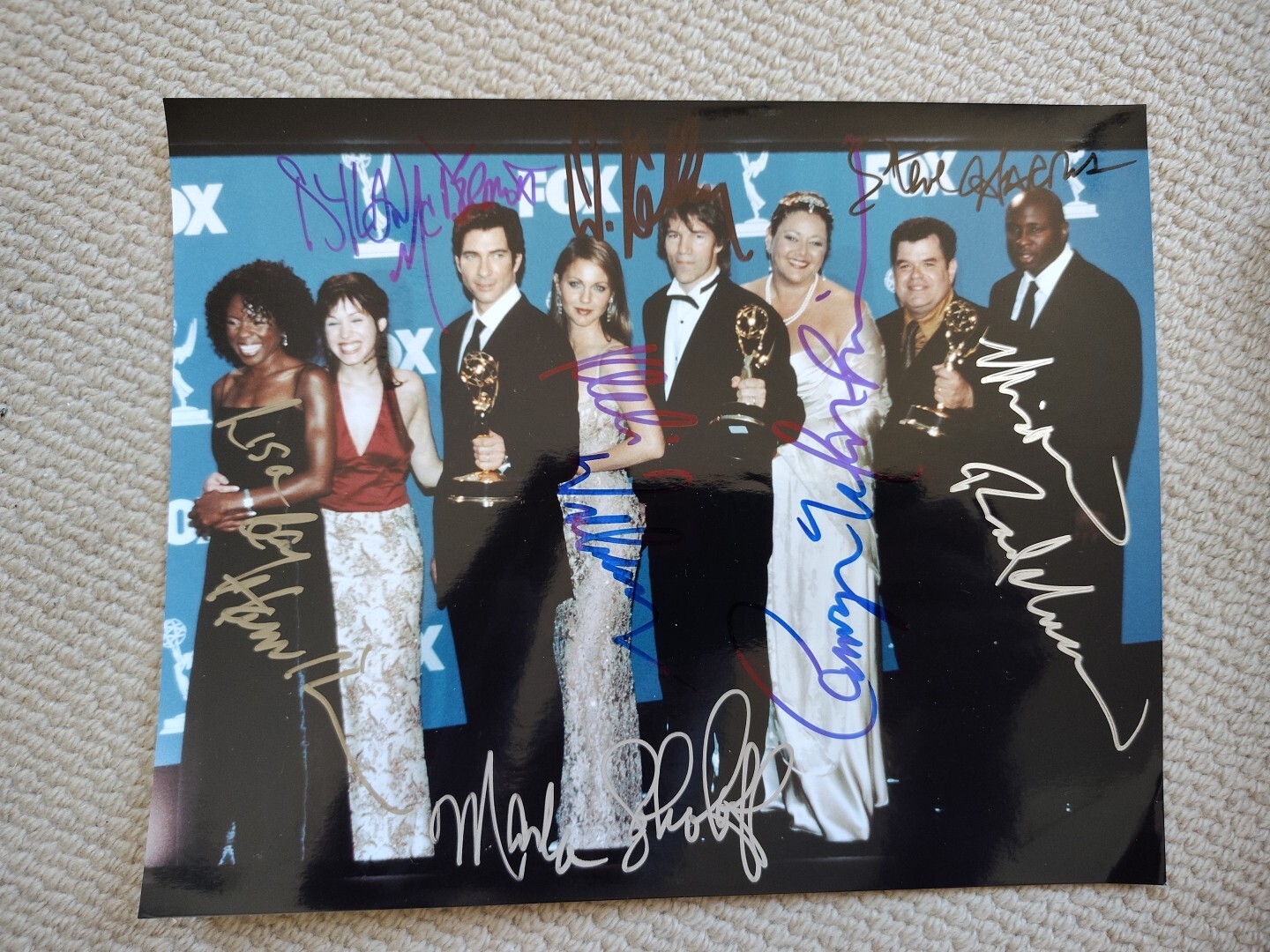 Autographed 8x10 Dylan McDermott, Kelli Williams, Lisa Gay Hamilton ...