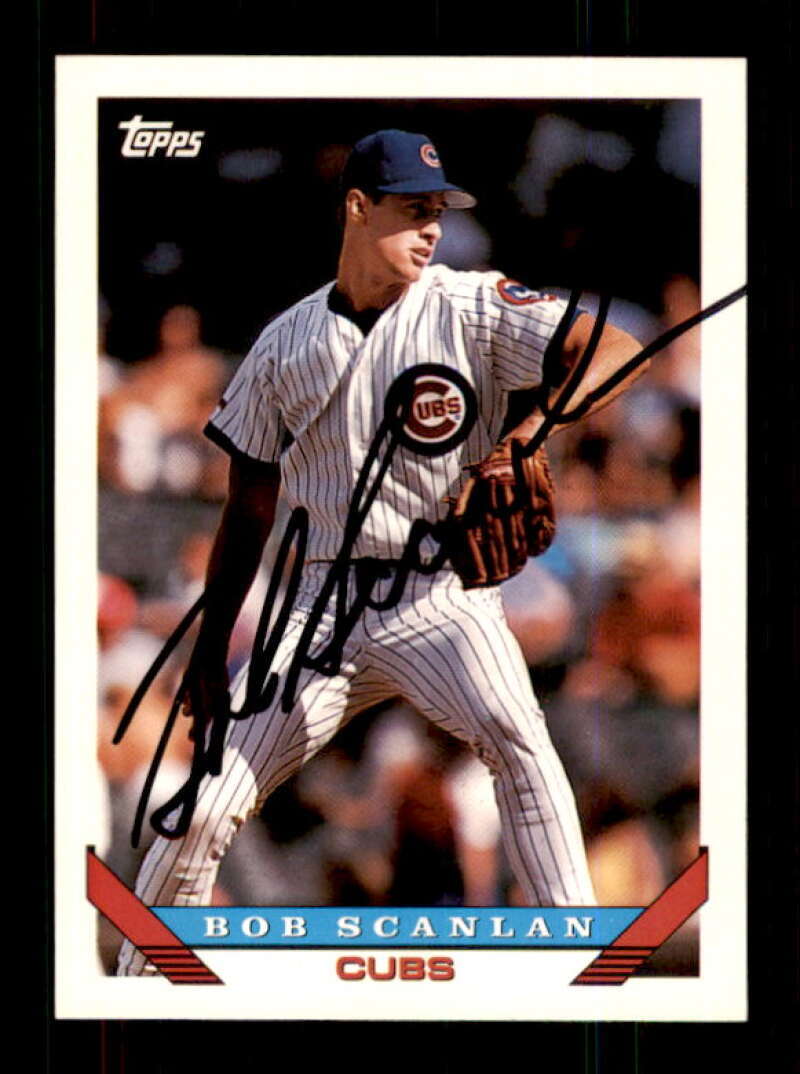 1993 Topps #47 Bob Scanlan AUTOGRAPHED!! Cubs 240003 | eBay
