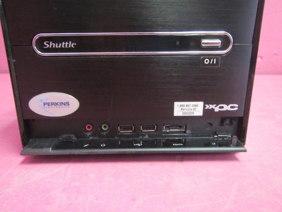 Shuttle XPC Mini Cube Computer 500GB HDD Intel Core 2 Duo w/ Keyboard ...