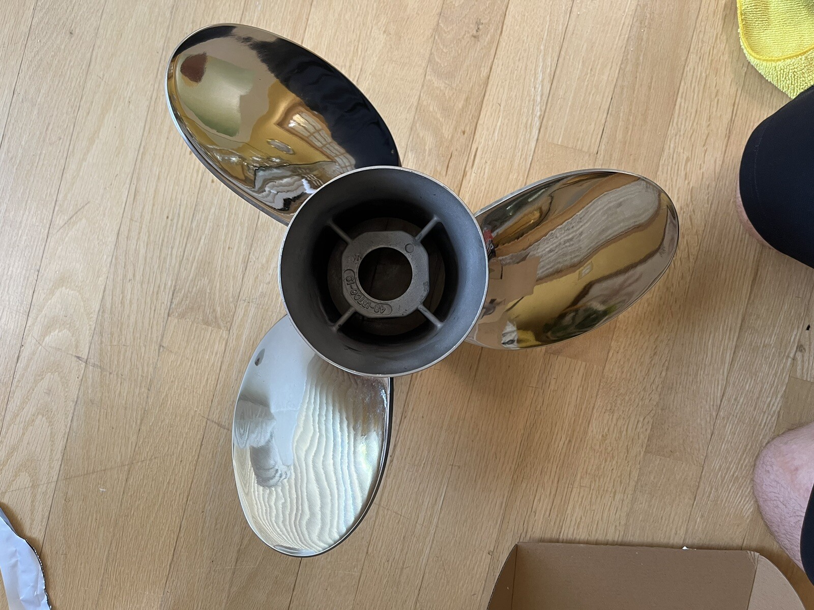 Mercury Mirage Plus Stainless Steel Propeller 48-13700 19p for sale ...