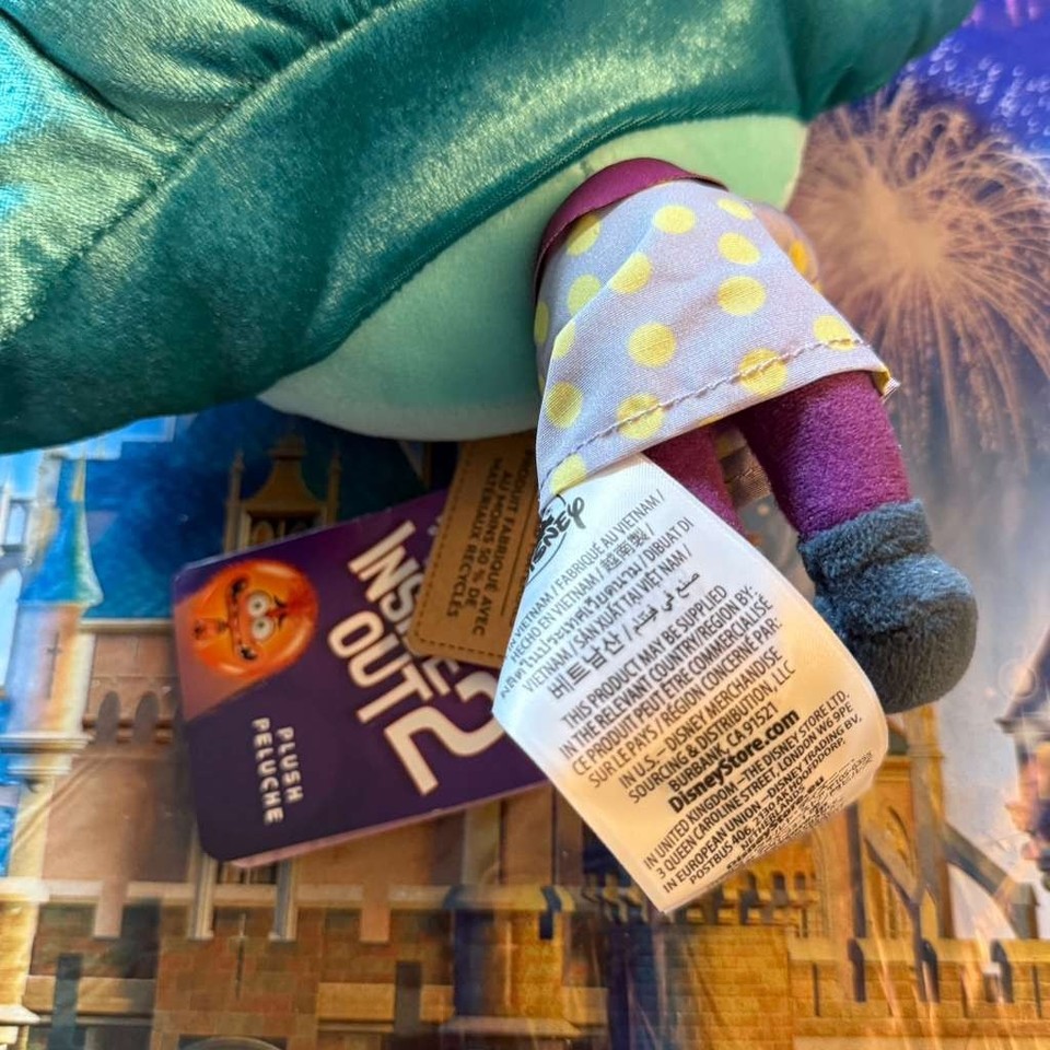 DISNEY ADORABLE ENVY PLUSH STUFFED TOY – INSIDE OUT 2 – OFFICIAL BRAND ...