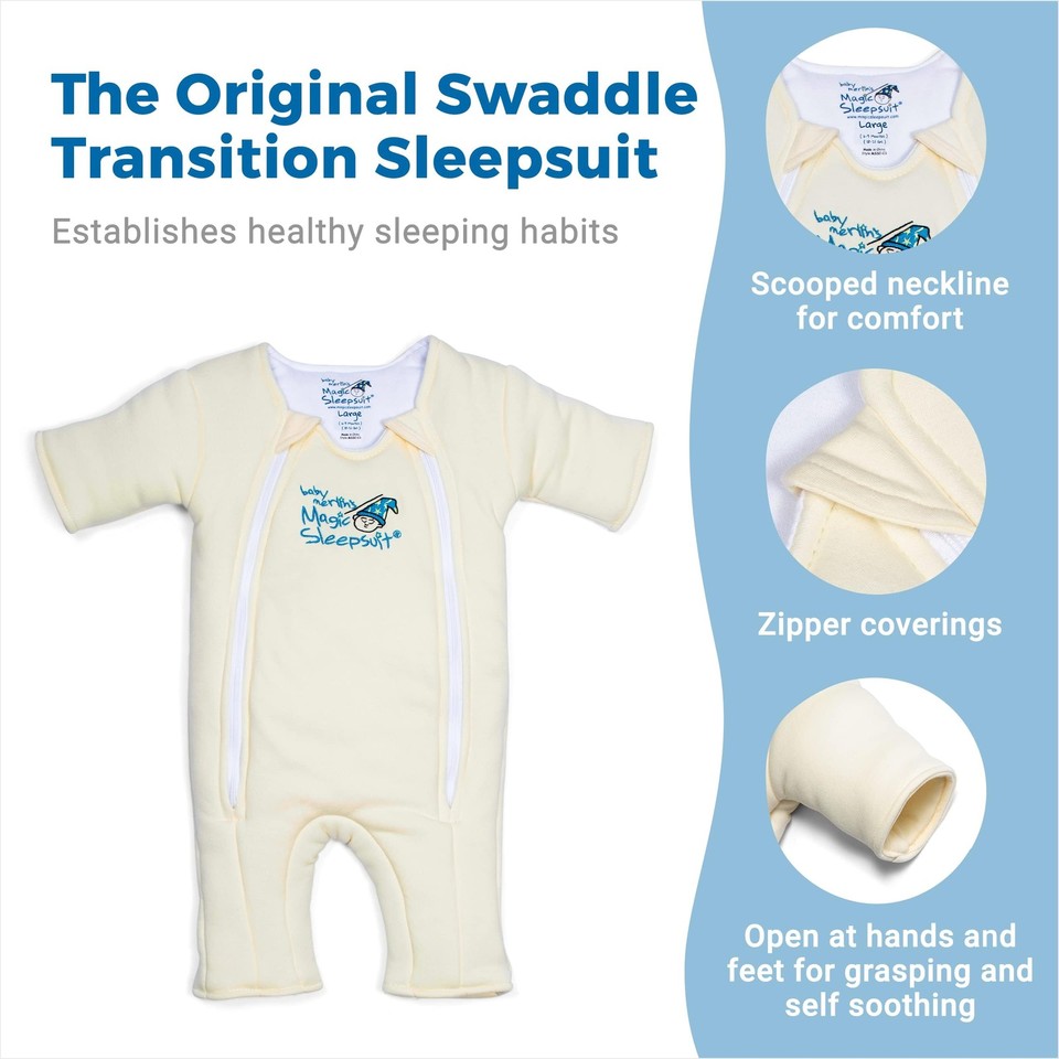 Baby Merlin's Cotton Baby Swaddle Transition Product - Soft and Cozy ...