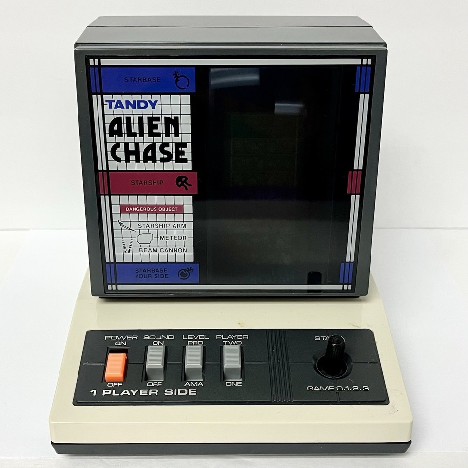 Tandy Alien Chase Vintage Electronic Game With Box, Manual And Receipt ...