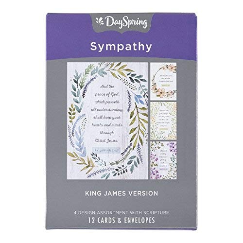 DaySpring - Sympathy - King James Version - 4 Design 4 1/2" x 6 5/8 ...