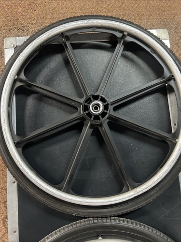 Primo pair 24" X 1 3/8'' Wheelchair Rear Tires And Skyway Rims Quick ...